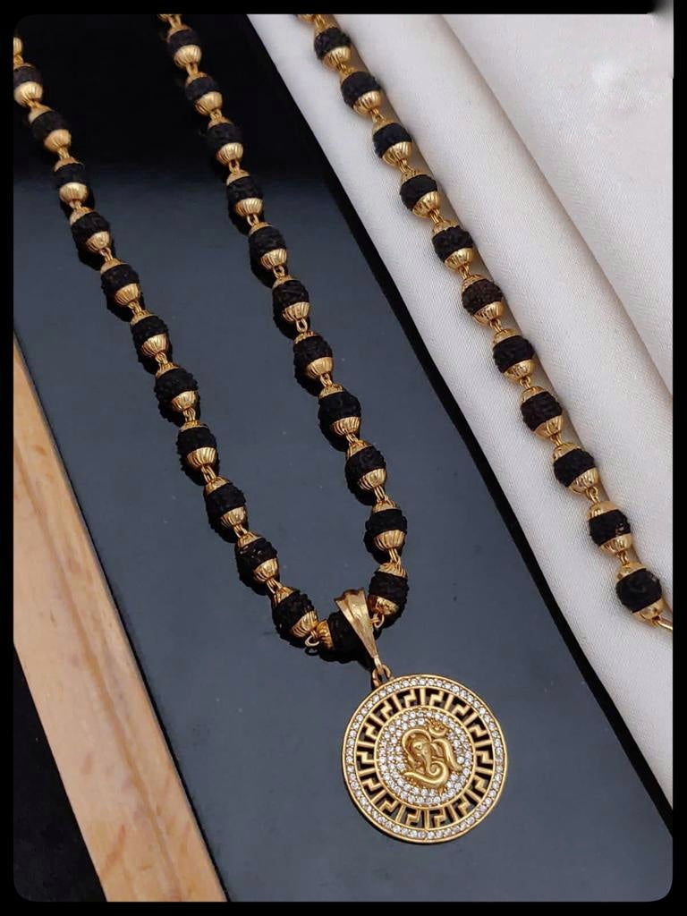 Ganesh Rudraksh Chain Pendant – Shop Blessings Zivilia